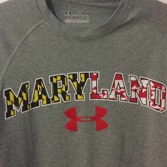 Under Armour | Tops | Maryland Under Armor Long Sleeve | Poshmark